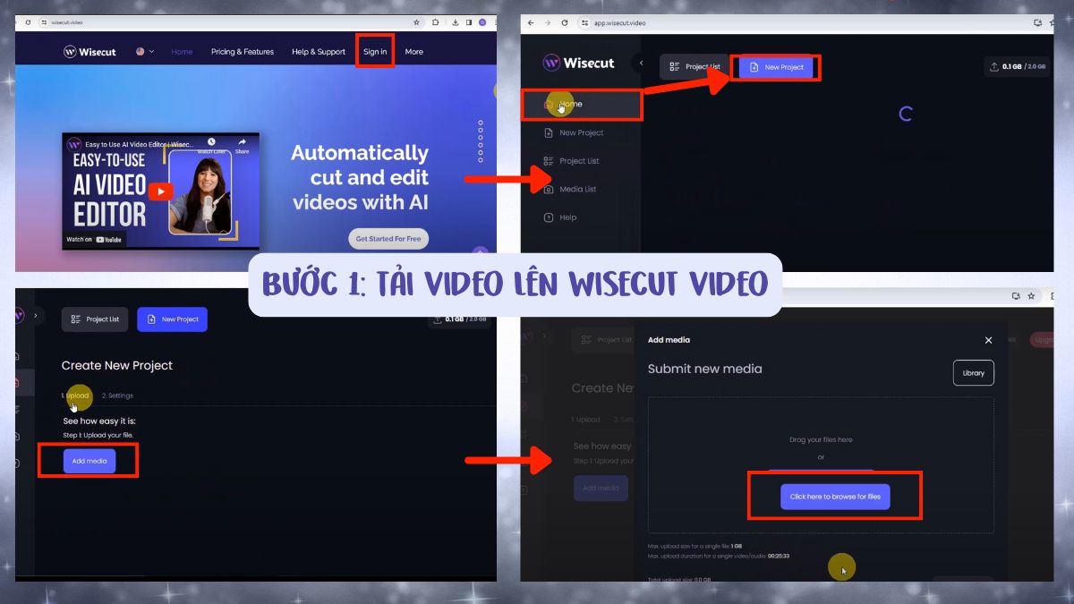 Cách sử dụng Wisecut video chỉnh sửa video bằng AI